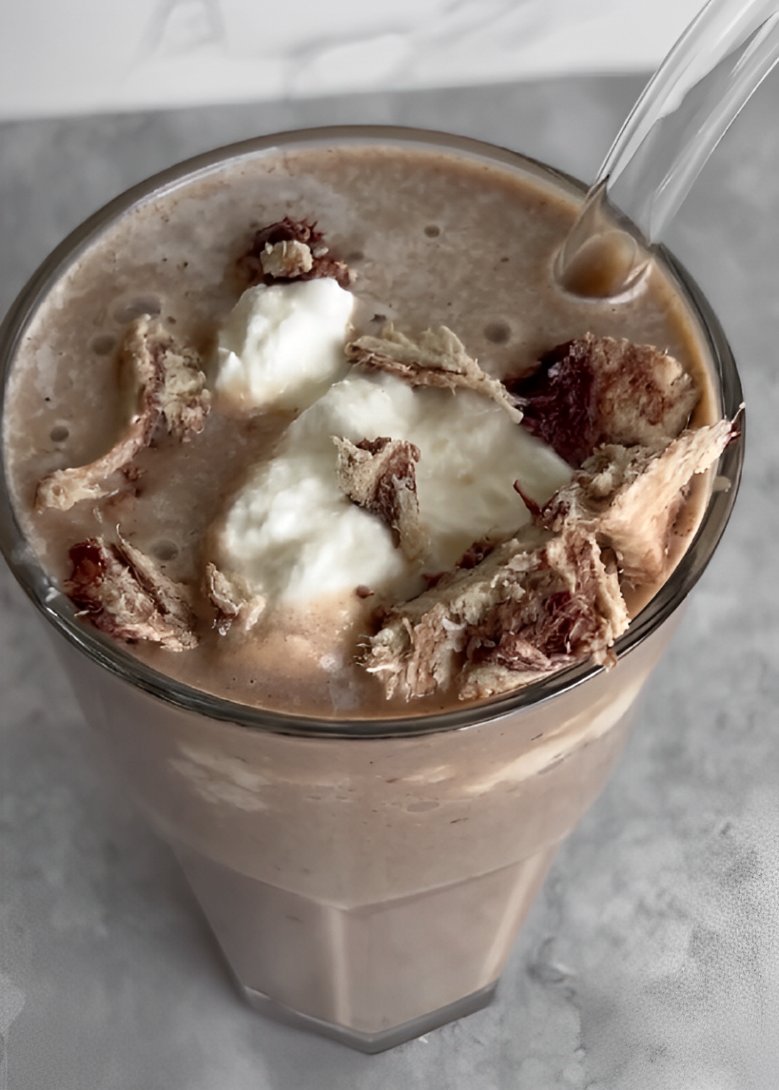 Tahini Coffee Shake With Halva And Whipped Cream - Home Cooks World