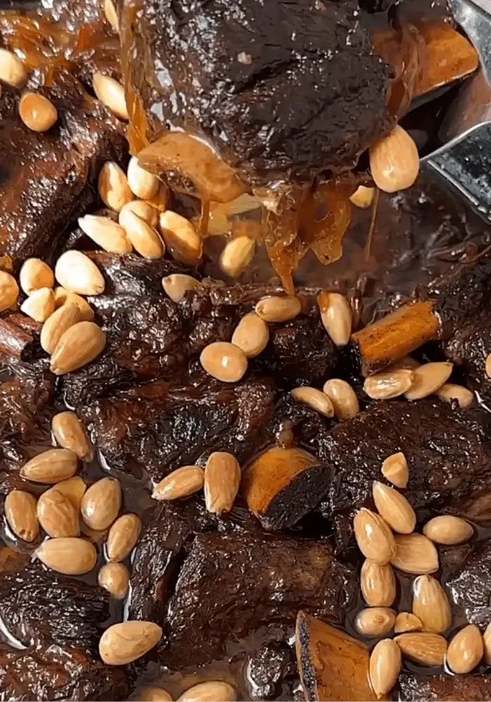 Beef Asado With Prunes And Almonds - Home Cooks World