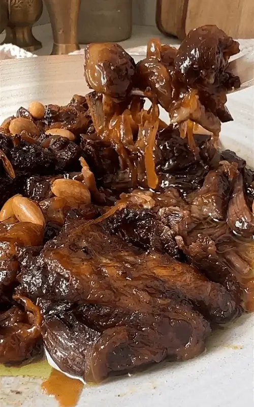 Beef Asado With Prunes And Almonds - Home Cooks World